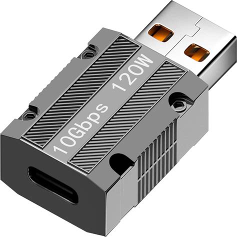 Qibaxxyl Mecha Styles Zinc Alloy Usb To Type C Adapter With