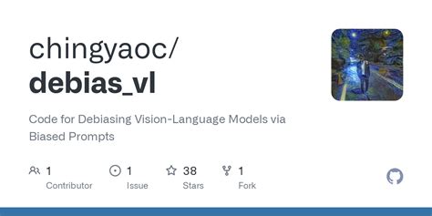 Github Chingyaocdebiasvl Code For Debiasing Vision Language Models
