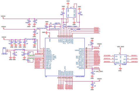 Esp32 Mcu Pinout Datasheet Equivalent Schematic And 52 Off