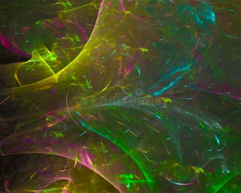 Abstract Texture Digital Fractal Pattern Science Creative Futuristic