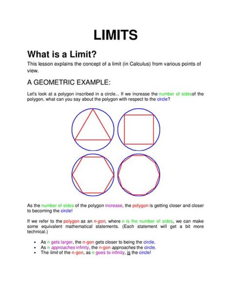9 Limits Pdf