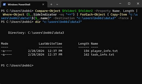 How To Compare Two Folders In Powershell With Example Collecting Wisdom