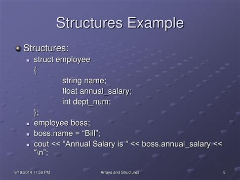 PPT Arrays And Structures PowerPoint Presentation Free Download ID