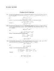 ECE HW Solution Pdf EE Fall Problem Set Solution