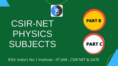 CSIR NET Physical Science Syllabus Part B C Complete Analysis YouTube