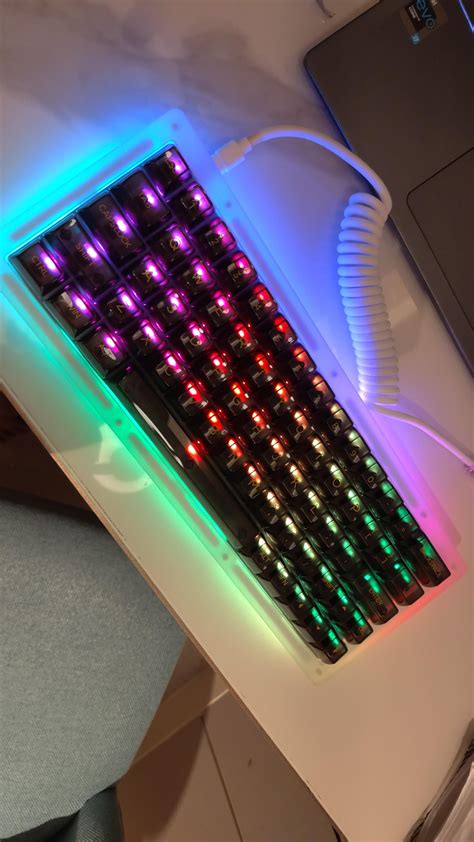Just Built A Clear Keyboard R Keyboards