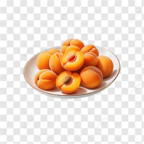 유기농 과일 애호가를 위한 접시에 신선하고 즙이 많은 살구 살구 매니아 흥미 진진한 Png 일러스트 및 이미지 에 대한 무료 다운로드 Pngtree