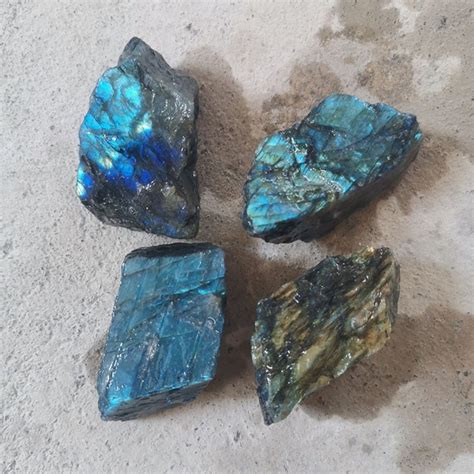 Natural Raw Labradorite Stones Mindfulsouls