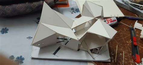 Space Architecture Model Ready For Assembly