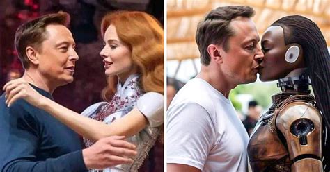 Viral Photos Of Elon Musk Kissing Robots Are Actually An Important Social Experiment Bright Side