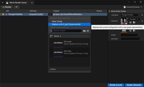 A Quick Start To Using The Movie Render Graph In Unreal Engine 54 Tutorial