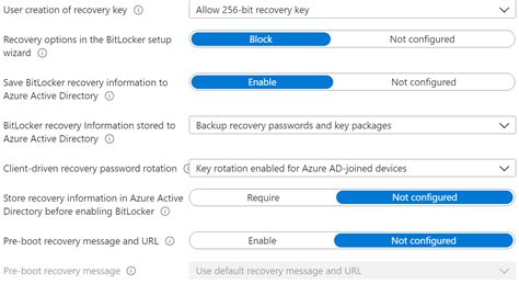Intune Bitlocker Silent And Automatic Encryption Settings For Lenovo
