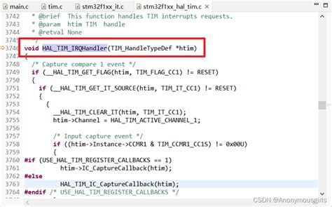 Stm32cubeide基础学习 通用定时器中断实验cubeide 中断 Csdn博客