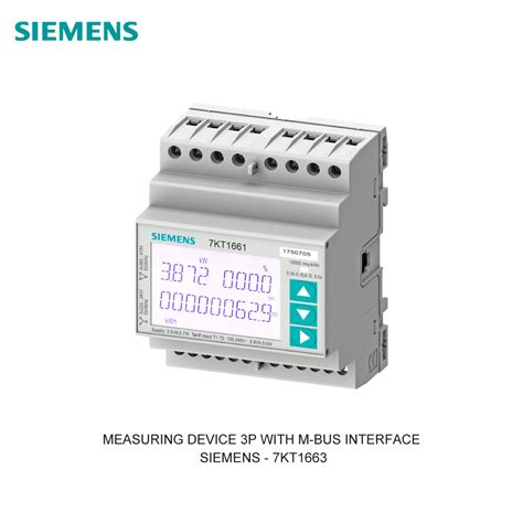 measuring device 3p with m bus interface