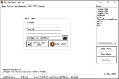 Github Limmek Factorio Server Launcher This Is A Tool To Run A