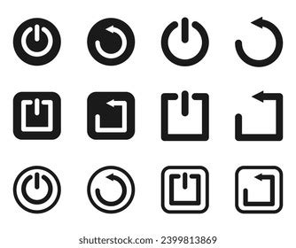 Reset Button Stock Vectors And Vector Art Shutterstock