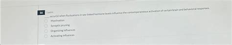 Solved 161 ﻿pointoccur S ﻿when Fluctuations In Sex Linked