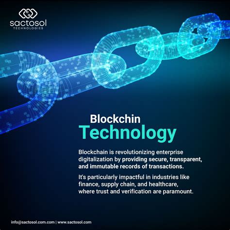 Blockchain Techinnovation Futureoftech Crypto Decentralization Sactosol Technologies