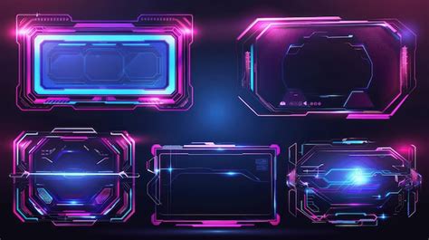 Live Conference Frames With A Glowing Game Stream Theme Premium Ai Generated Image