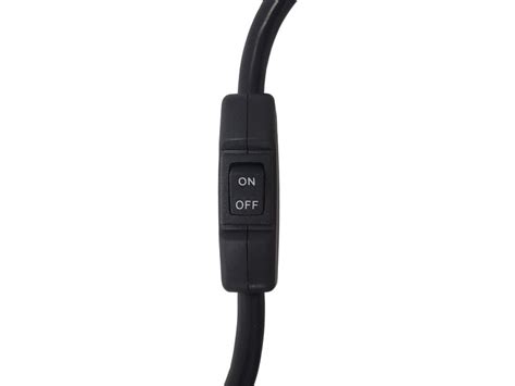 Iec C13 To Iec C14 Power Cable With Inline On Off Switch Sjt Jacket