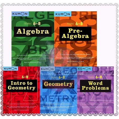 Kumon Intro To Geometryalgebraword Problems Pre Algebra Intro