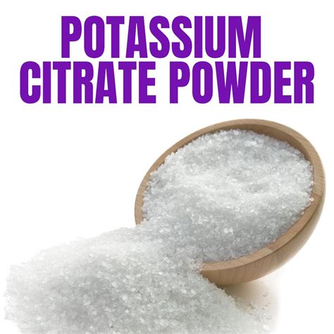Potassium Citrate Powder Wholesale Health Food Distributor