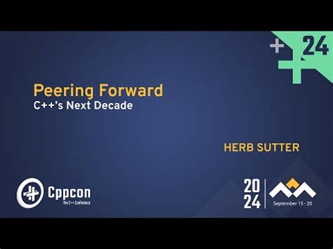 My CppCon Keynote Yesterday Is Available On YouTube Sutters Mill