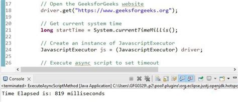 Understanding Execute Async Script In Selenium Using Java Geeksforgeeks