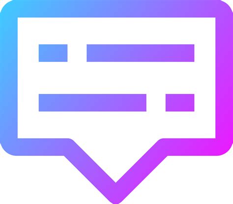 Subtitle Icon In Gradient Colors Multimedia Signs Illustration 20921880 Png