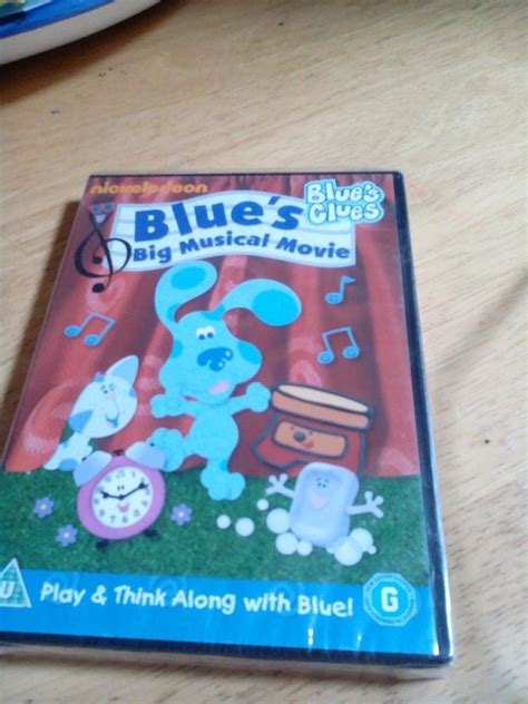 Blues Clues Blues Big Musical Movie 80 Mins New Sealed R2 Dvd