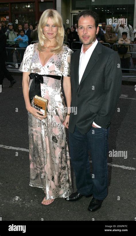 Claudia Schiffer And Her Husband Arriving At The Premiere Of Layer Cake