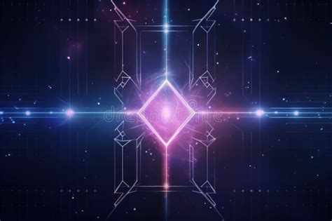 Abstract Digital Technology Background Artificial Intelligence Generative Ai Stock