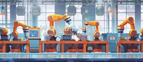 Factory Automation Robots Working In A Modern Industrial Setting Premium Ai Generated Psd