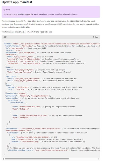 Doc Issue 2 Manfiest Json Provied Does Not Contain Clear Information