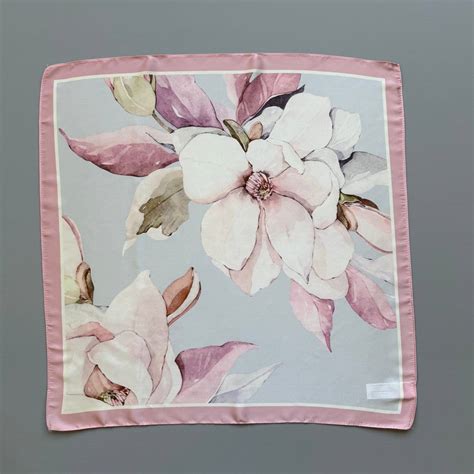 مینی اسکارف باندانا طرح ارکیده ژیکان