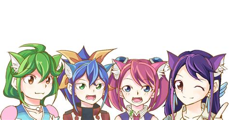 Yuzu Series Celina Yu Gi Oh Arc V Rin Yu Gi Oh Arc V 4柚子 Pixiv