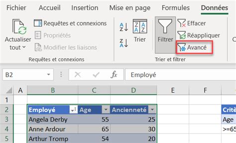 Filtre Avancé Dans Excel Filtrer Plusieurs Critères Et Plus Encore