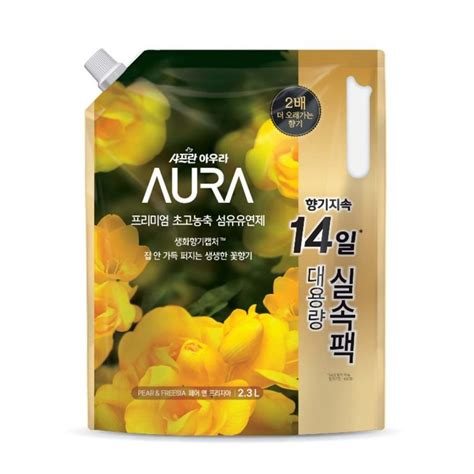 Lg생활건강 아우라 프리미엄 섬유유연제 페어앤프리지아 23l 홈플러스 Lg생활건강 아우라 프리미엄 섬유유연제 페어앤프리지아 23l 홈플러스