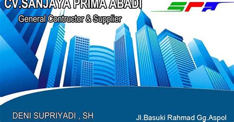 Cvsanjaya Prima Abadi Contructor And Supplier