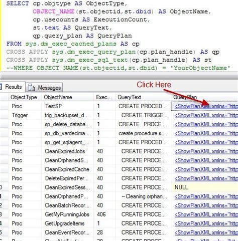 Sql Server Get Query Plan Along With Query Text And Execution Count