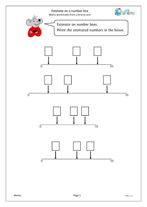 Estimation On A Number Line Number And Place Value By