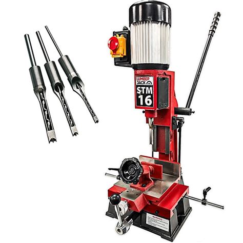 Lumberjack 16mm Bench Top Mortice Machine With Sliding Table Includes