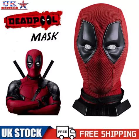 Deadpool Cosplay Deluxe Deadpool Full Face Mask Breathable Halloween
