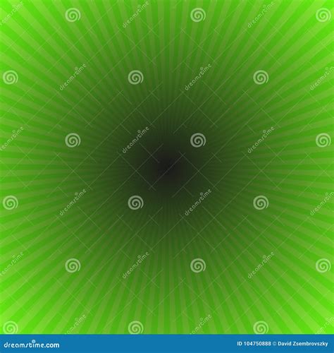 Abstract Gradient Ray Burst Background Green Vector Graphic From Radial Rays Stock Vector