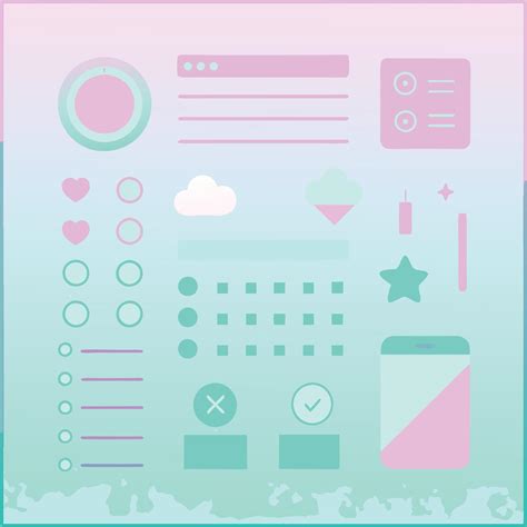 Simple Web Ui Elements Kit Graphic 47800719 Vector Art At Vecteezy