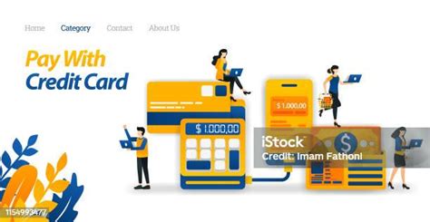 비용을 쉽게 관리 하 고 비용을 절감할 수 있도록 신용 카드 결제 벡터 일러스트 레이 션 플랫 아이콘 스타일 웹 방문 페이지에