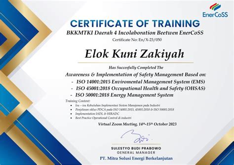 Elok Kuni Zakiyah On Linkedin [awareness And Implementation Of Safety Management] This May Be Late…