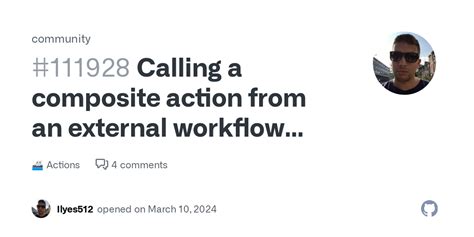 Calling A Composite Action From An External Workflow Using The Same Ref Used In The Caller