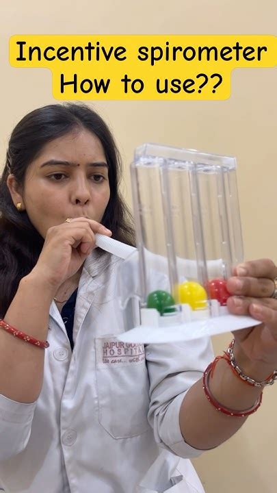 How To Use Incentive Spirometer For Your Better Lung Health🫁breathing