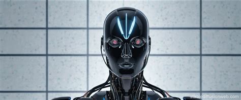 Ai Robot With Data And Neural Network Stable Diffusion Online